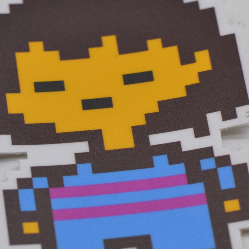 Fisk 8-Bit – Sticker – Metal the Brand