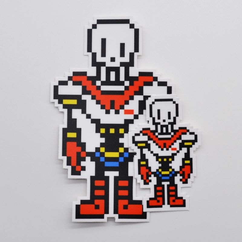 Papyrus 8-Bit – Sticker – Metal the Brand