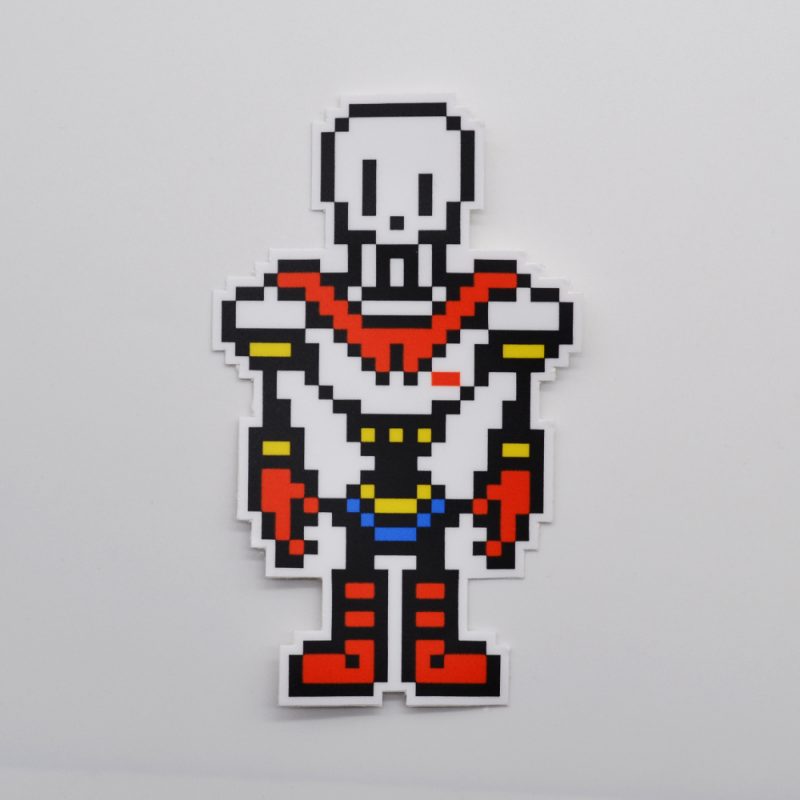 Papyrus 8-Bit – Sticker – Metal the Brand