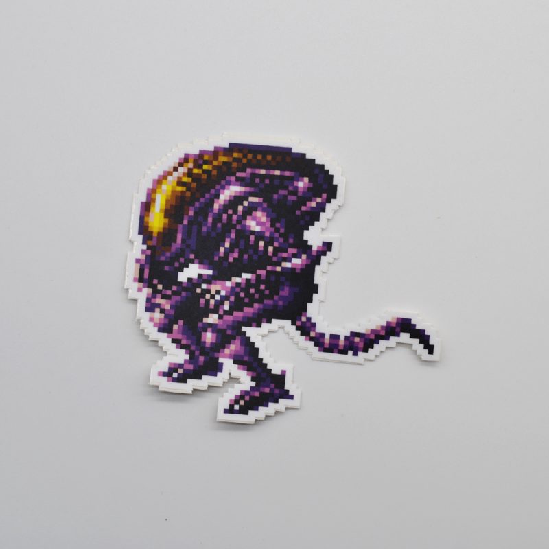Alien Xenomorph 8-Bit – Sticker – Metal the Brand