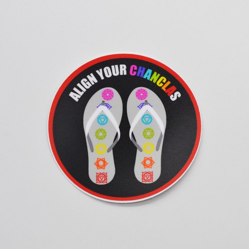 Align Your Chanclas – Sticker – Metal the Brand