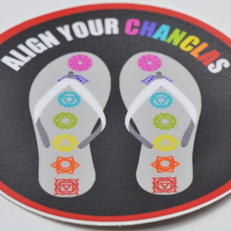 Align Your Chanclas – Sticker – Metal the Brand