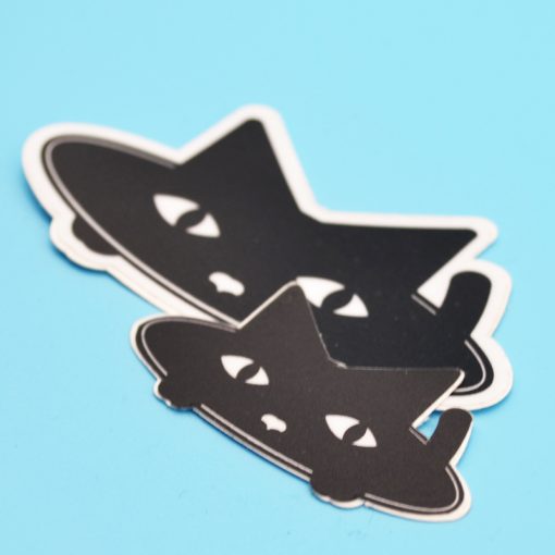 Black Cat Lurking – Sticker – Metal the Brand