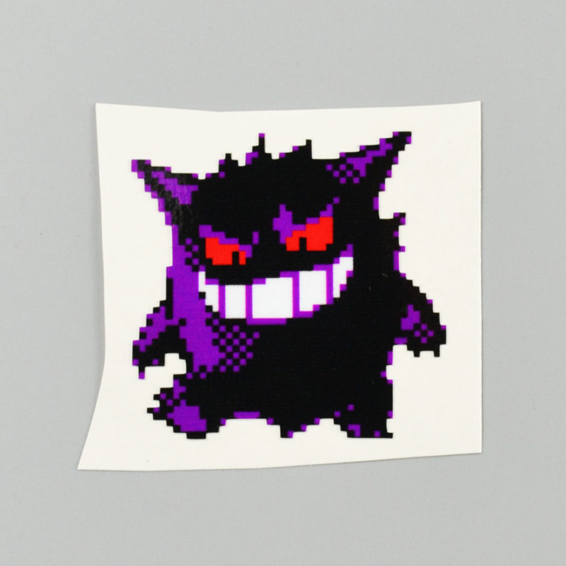 Gengar 8-Bit – Sticker – Metal the Brand