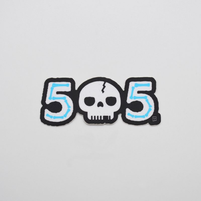 505 Skull – Sticker – Metal the Brand