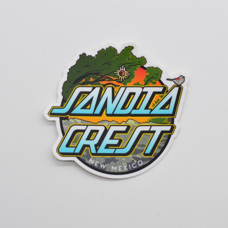Sandia Crest Scenic – Sticker – Metal the Brand