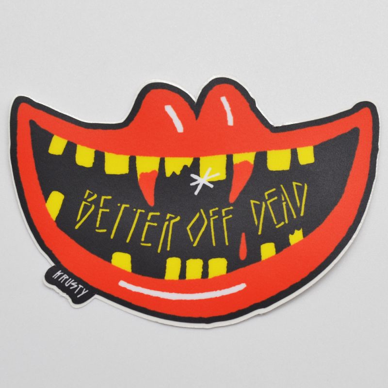 Vampire Fangs – Sticker – Metal the Brand