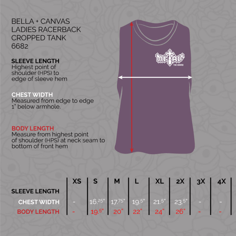 SIZE CHARTS – Metal the Brand