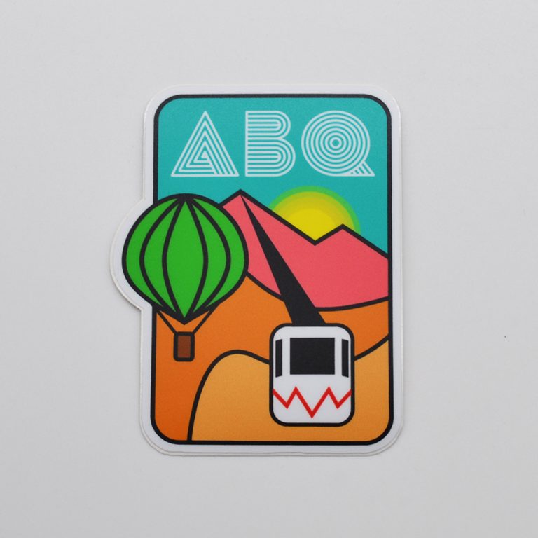 Albuquerque Retro – Sticker – Metal the Brand