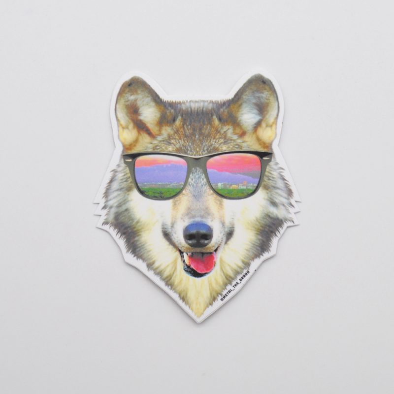 Party Lobo – Sticker – Metal the Brand