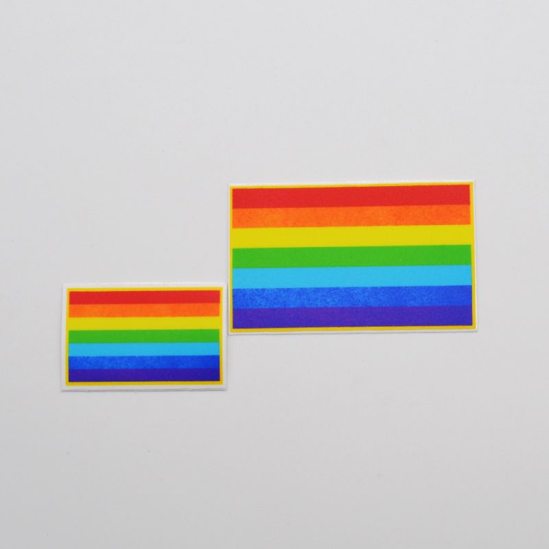Pride Rainbow Flag – Sticker – Metal the Brand