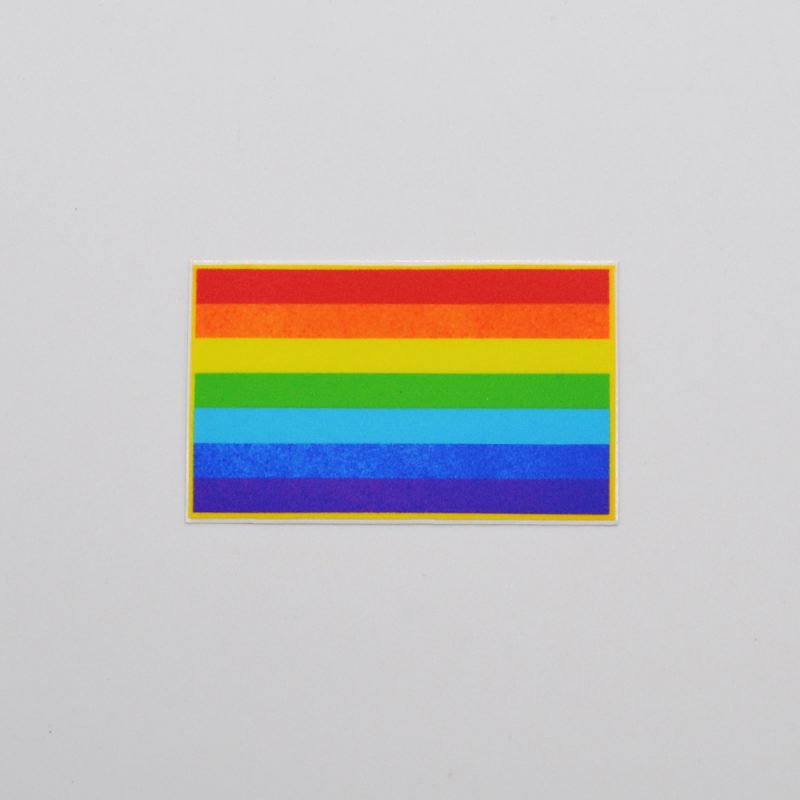 Pride Rainbow Flag – Sticker – Metal the Brand