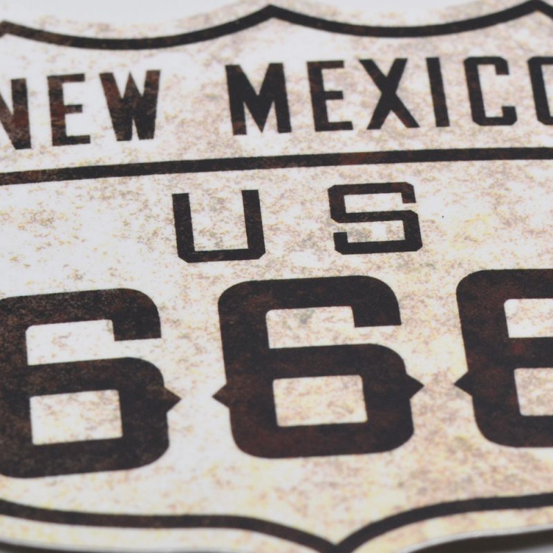 New Mexico Route 666 – Sticker – Metal the Brand
