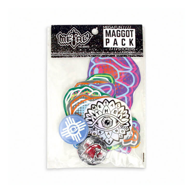 Mega Maggot Pack – Sticker Pack – Metal the Brand
