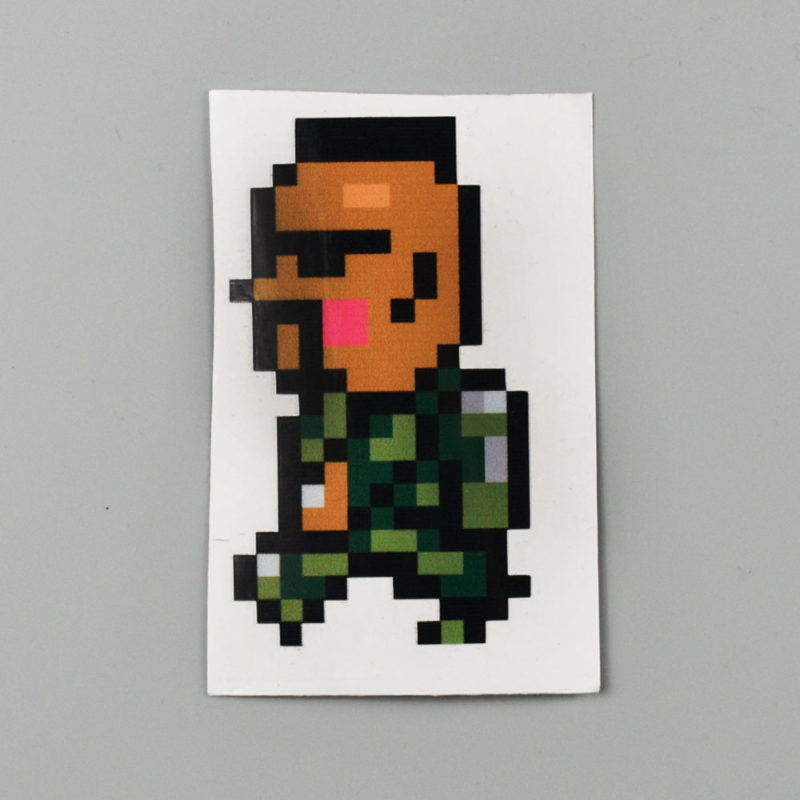 King Toad 8-Bit – Sticker – Metal the Brand