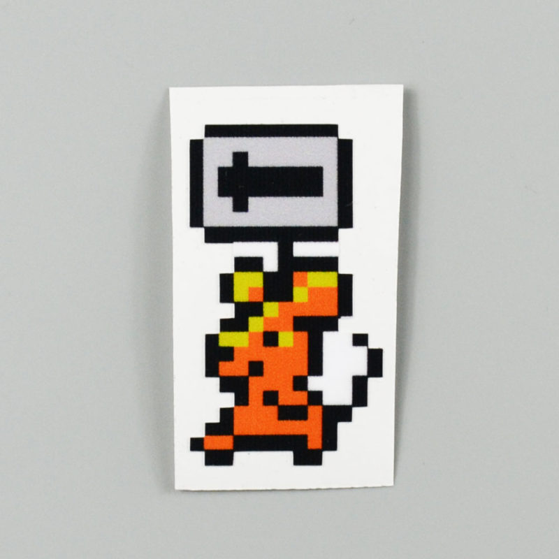 No Name Mouse 8-Bit – Sticker – Metal the Brand