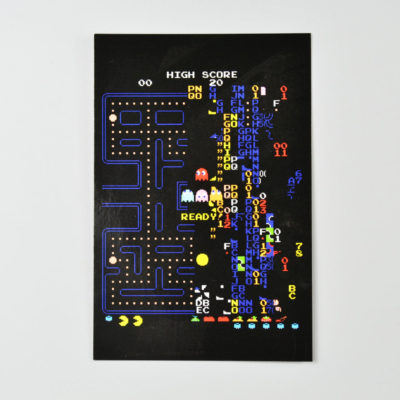 Pac Man Kill Screen – 4×6″ Postcard – Metal the Brand