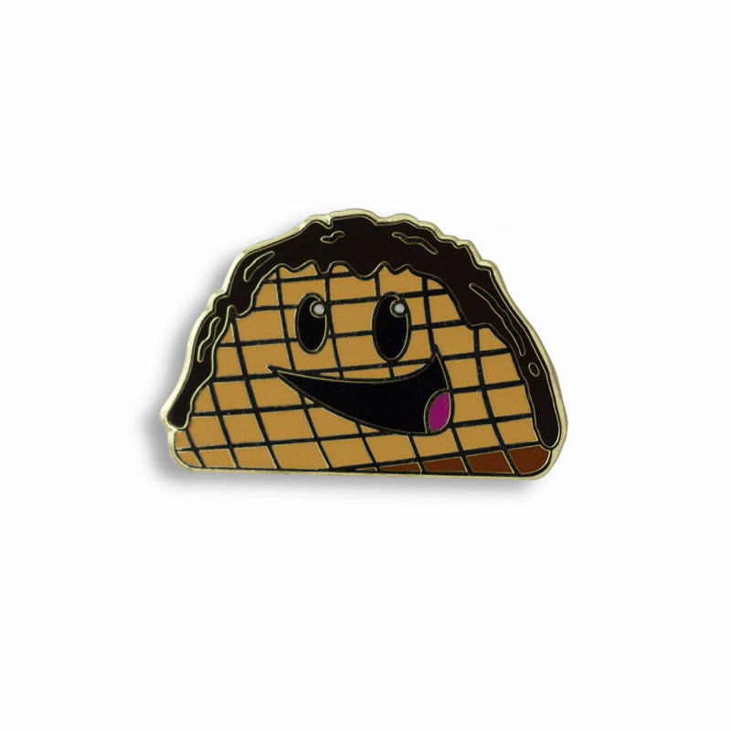 Choco Taco – Enamel Pin – Metal the Brand