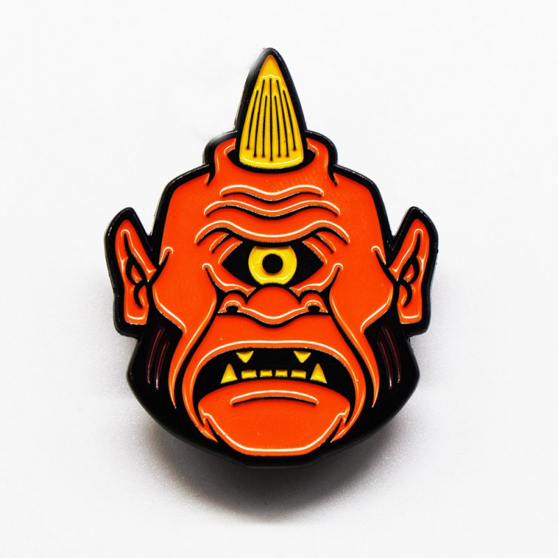 Red Cyclops – Enamel Pin – Metal the Brand