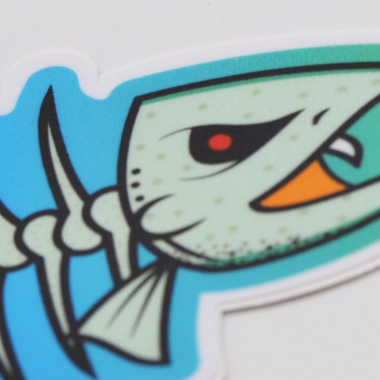 Barracuda Skeleton – Sticker – Metal the Brand