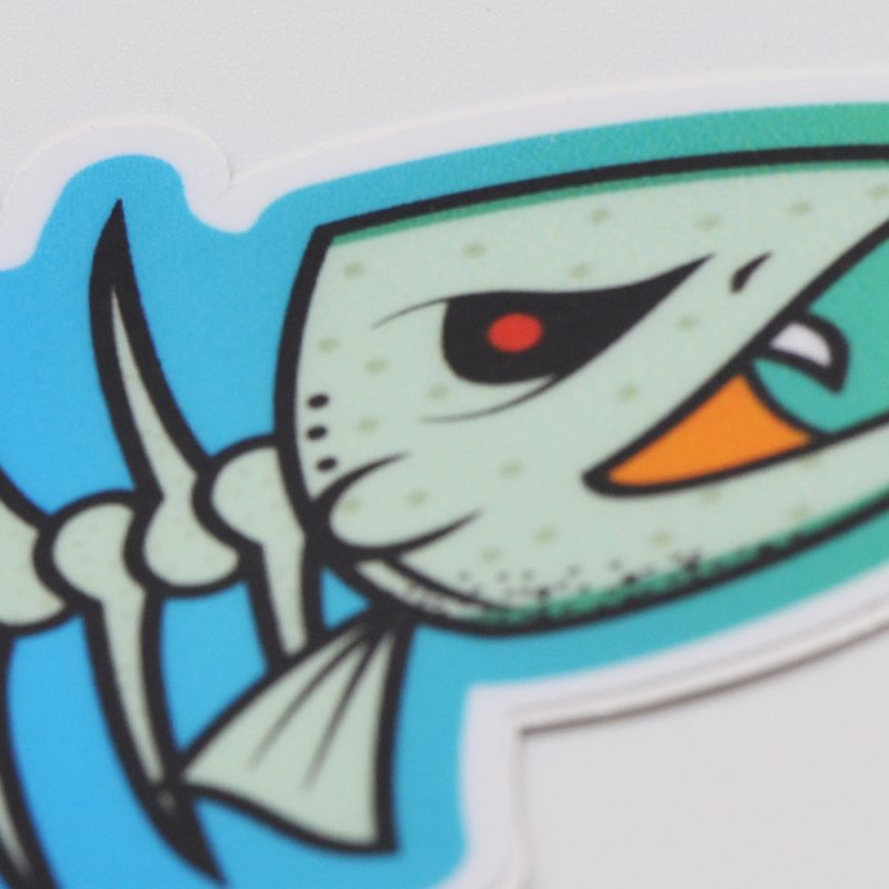 Barracuda Skeleton – Sticker – Metal the Brand
