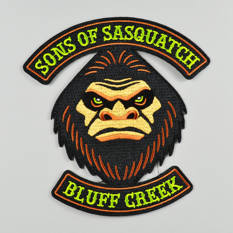 Sons of Sasquatch motorcycle club – Embroidered Patch – Metal the Brand