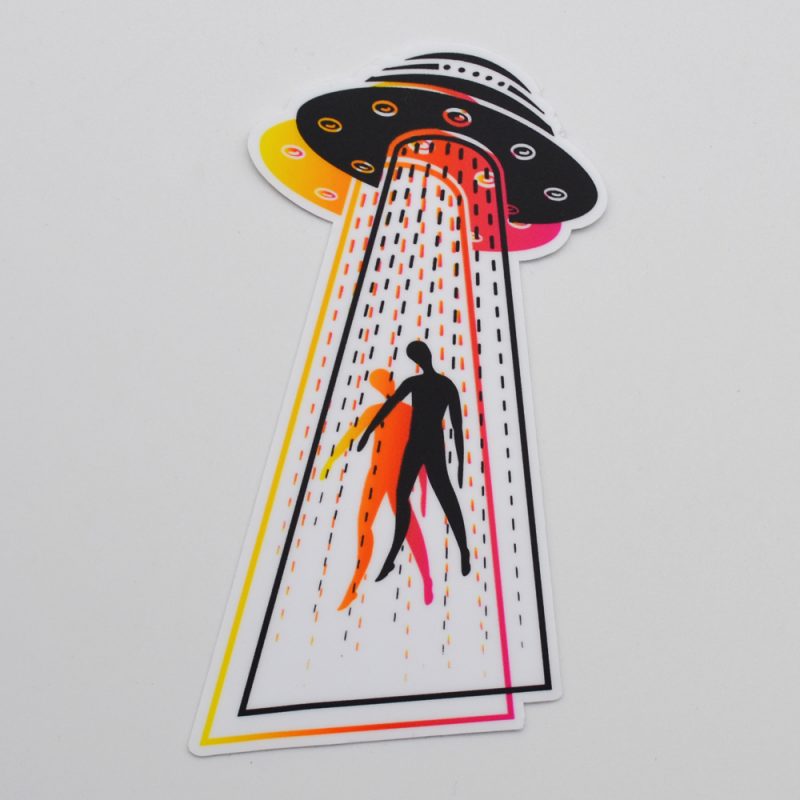 Alien Abduction Beam – Sticker – Metal the Brand