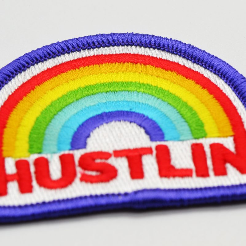 Hustlin – Embroidered Patch – Metal the Brand