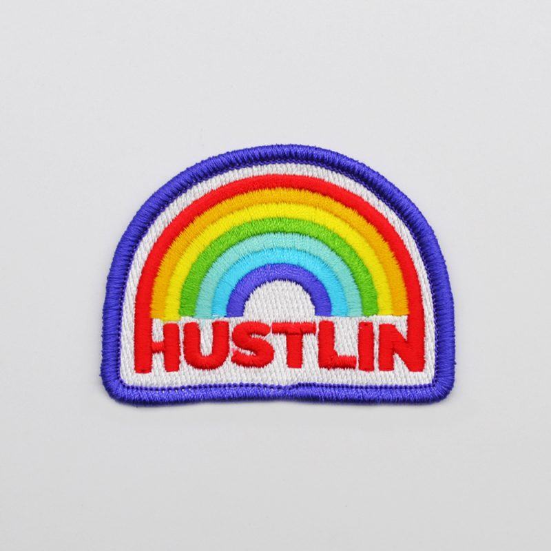 Hustlin – Embroidered Patch – Metal the Brand