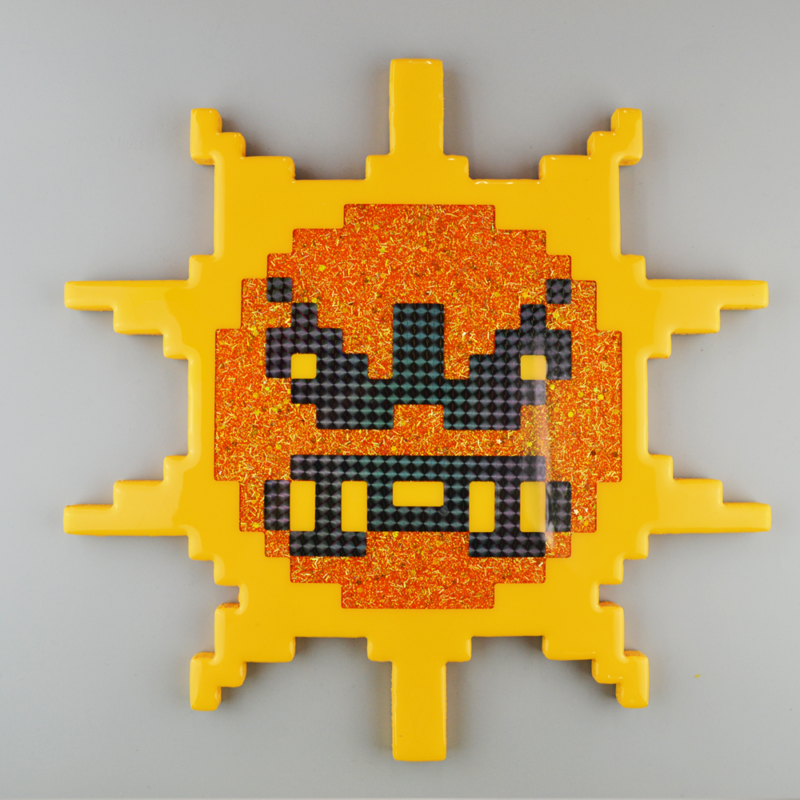 Angry Sun – Handmade Wall Art – Metal the Brand