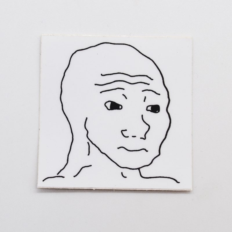 Wojak – Sticker – Metal the Brand